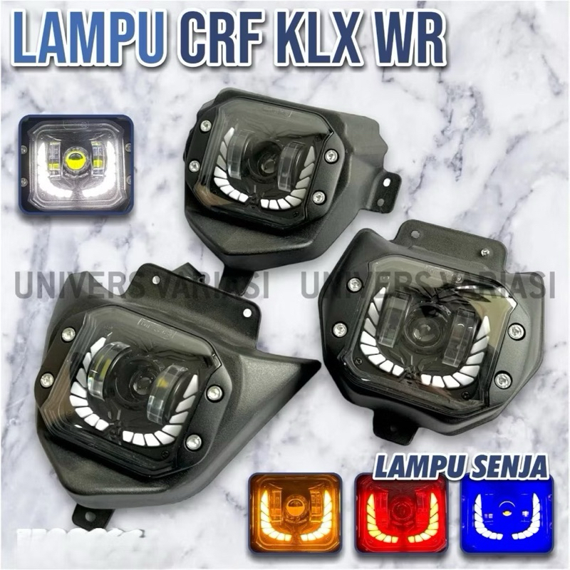Jual Lampu CRF KLX WR LAMPU REFLEKTOR DEPAN LAMPU TEMBAK LED DEPAN ...