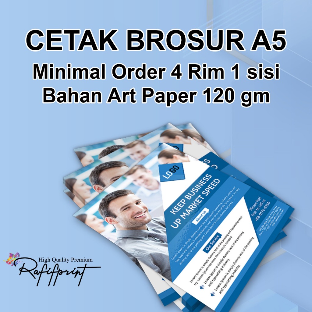 Jual CETAK BROSUR / FLAYER A5 , CETAK 1 SISI ( MINIMAL ORDER 4 RIM ) | Shopee Indonesia