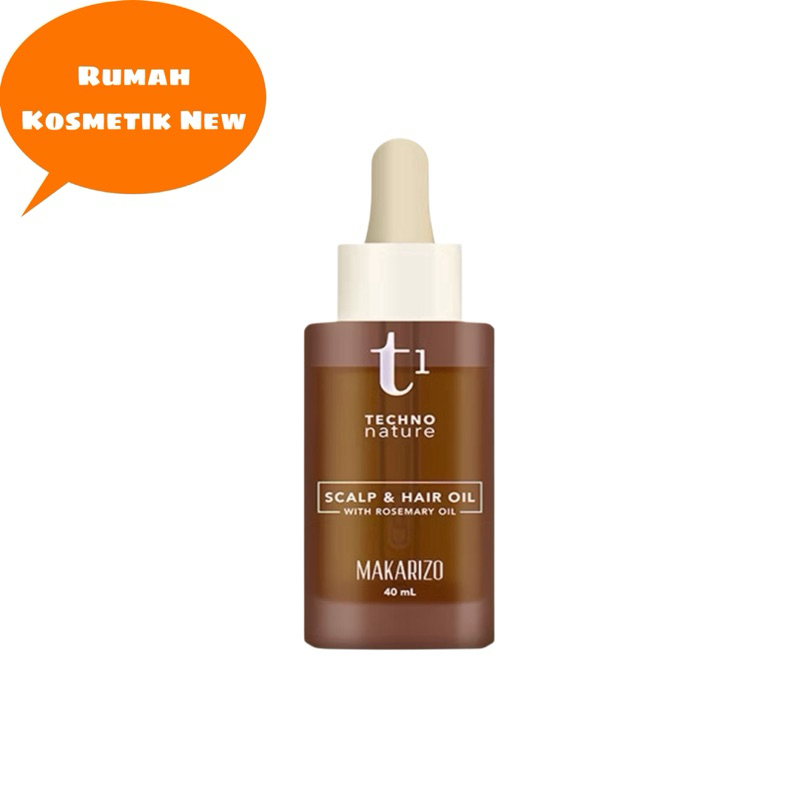 Jual Makarizo T1 Techno Nature Rosemary Scalp & Hair Oil Rosemary Oil 40 ML | Shopee Indonesia