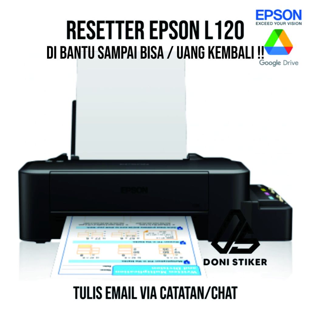 Jual resetter epson L120 bonus video tutorial | Shopee Indonesia