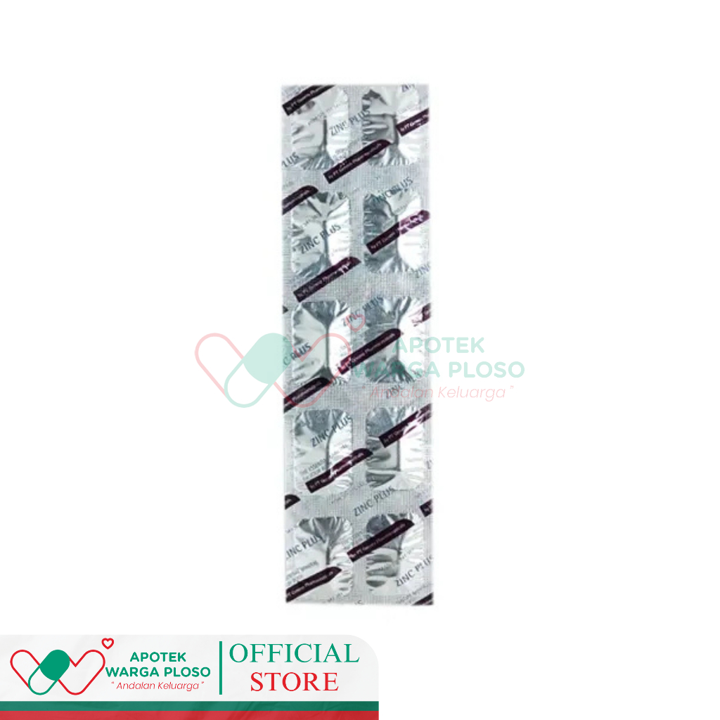 Jual Zinc Plus 1 Strip isi 10 Kapsul | Shopee Indonesia