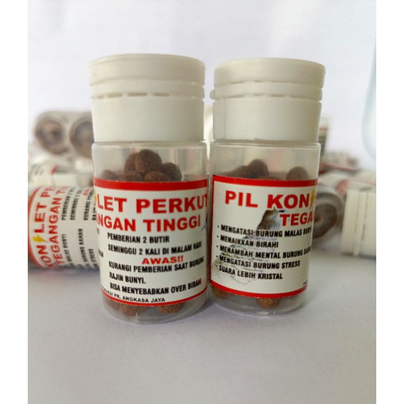 Jual JAMU PIL PERKUTUT KONSLET TEGANGAN TINGGI (50 butir) PENGGACOR ...