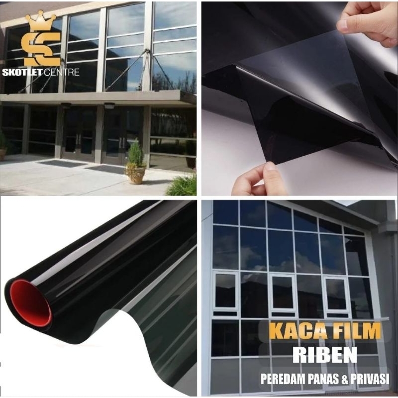 Jual Stiker Kaca Film Riben Sticker Tolak Panas Jendela Pintu Rumah Gedung Mobil Tidak Tembus ...