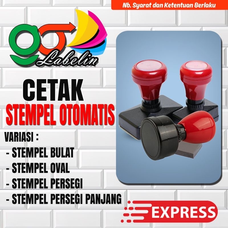 Jual Cetak Custom Kustom Setempel Stempel Automatis | Shopee Indonesia