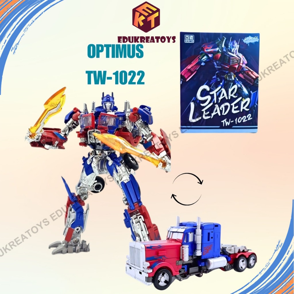 Jual Mainan robot anak optimus prime TW-1022 Transform deformation Baiwei | Shopee Indonesia