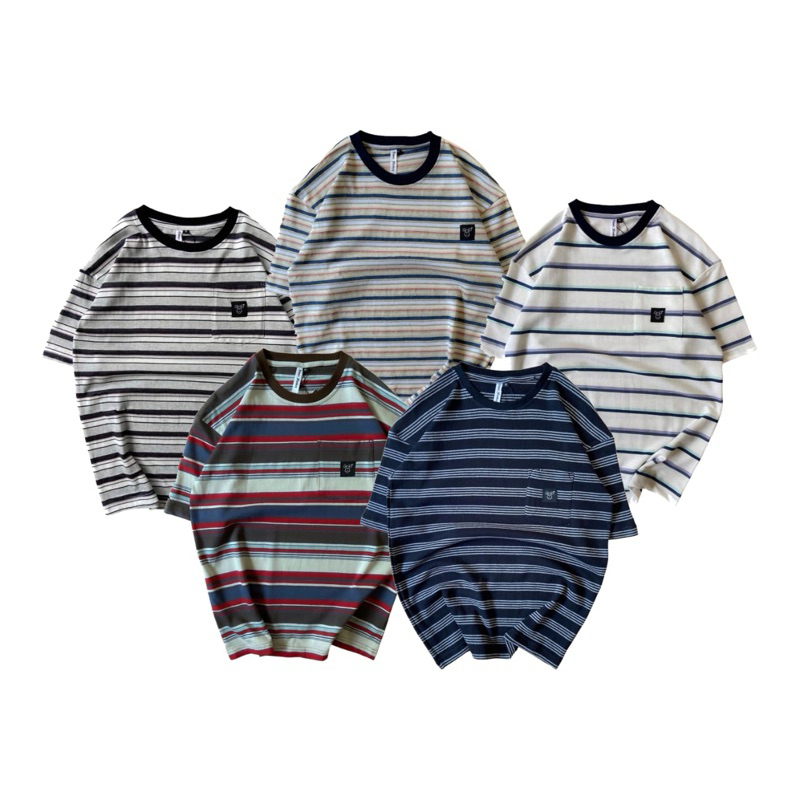 Jual T-Shirt Stripe Future Monkey | Shopee Indonesia