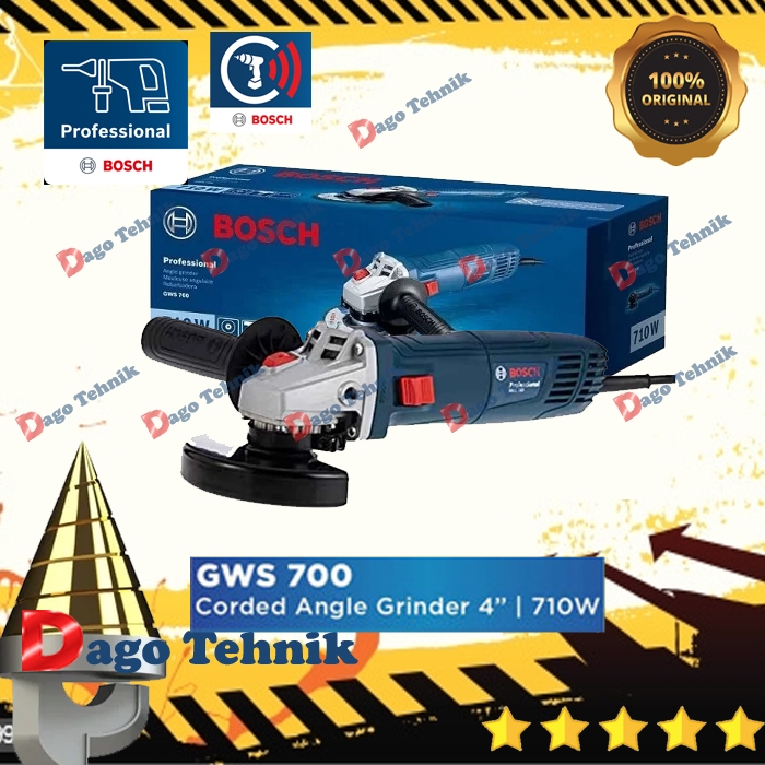 Jual Bosch gerinda gws 700 grinda listrik 4 inch power | Shopee Indonesia