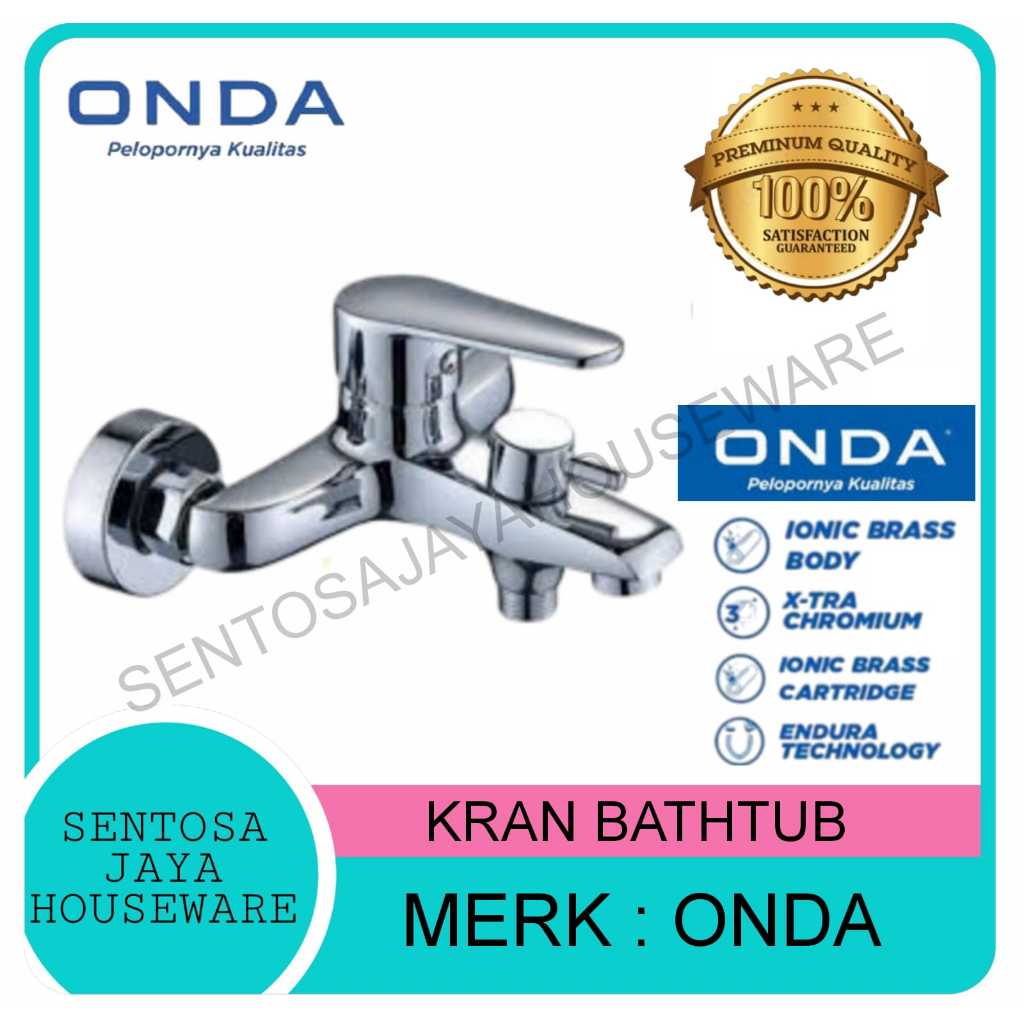 Jual ONDA KRAN MIXER AIR PANAS DINGIN BATHTUB SHOWER MANDI KUNINGAN ...