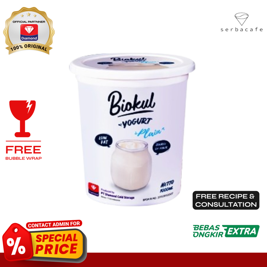 Jual Biokul Stirred Yogurt Plain (1 L) | Shopee Indonesia