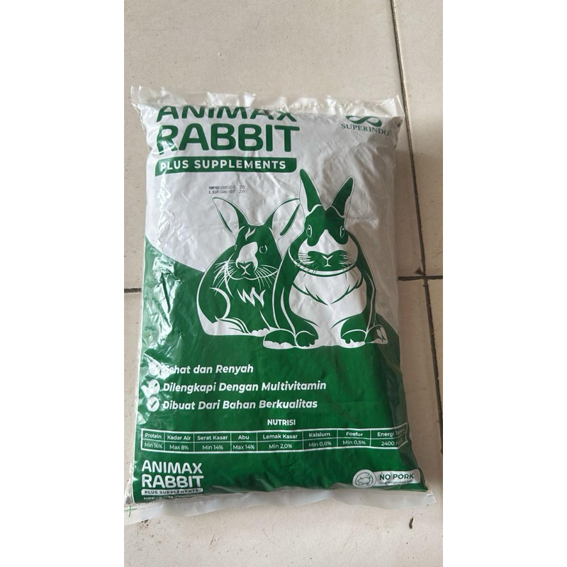 Jual Animax Rabbit pakan kelinci 1 Kg | Shopee Indonesia