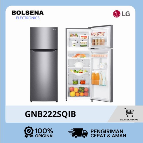 Jual LG GNB222SQIB KULKAS 2 PINTU KECIL SMALL 2 DOOR REFRIGERATOR ...