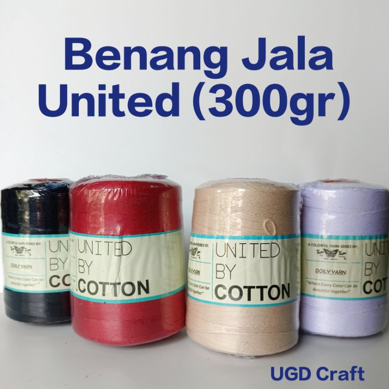 Jual Benang Rajut Jala United / Doily Yarn 300gr | Shopee Indonesia