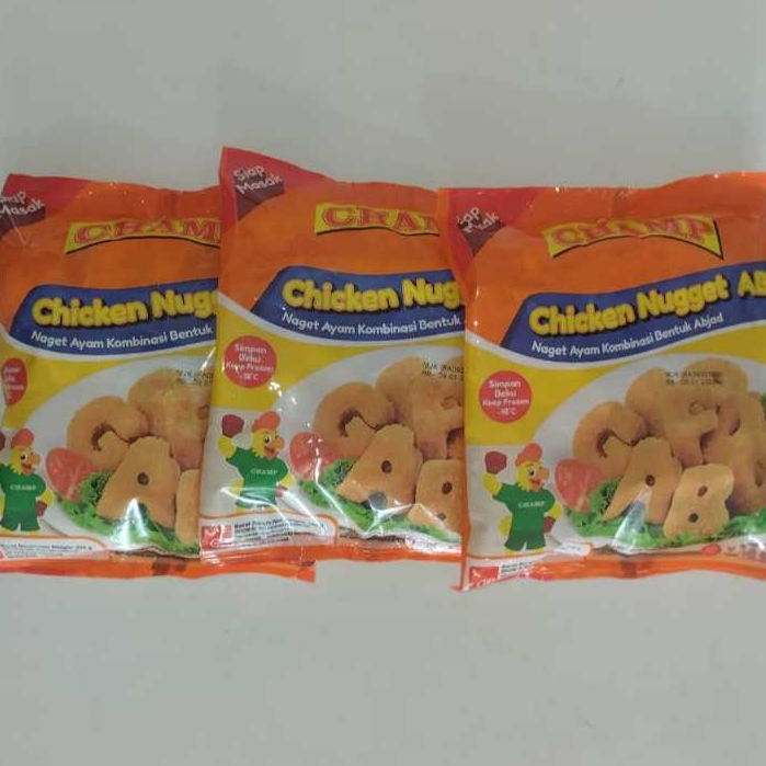 Jual CHAMP Chicken Nugget ABC 225gr Naget Ayam Huruf ABC | Shopee Indonesia