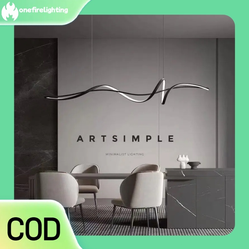 Jual Lampu gantung restoran lampu gantung ruang tamu aesthetic lampu gantung minimalis modern ...