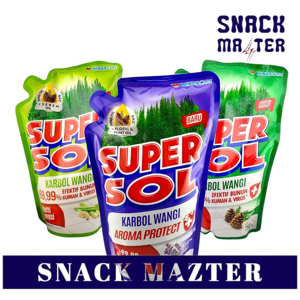 Jual Supersol Karbol Wangi - Netto 750ml | Shopee Indonesia