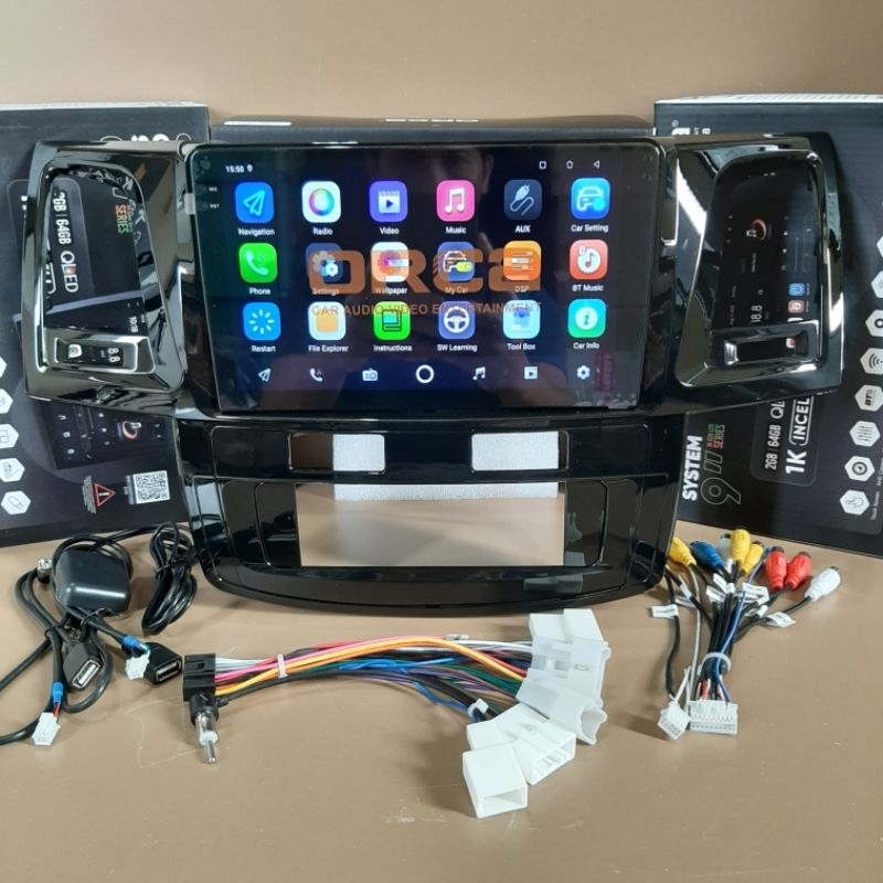 Jual HEAD UNIT ANDROID FORTUNER 2006 - 2015 ANDROID 9 INCH ORCA RAM 2/ ...