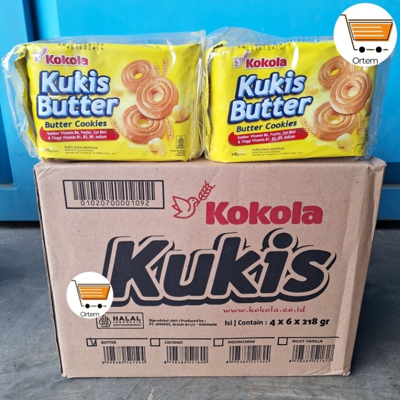 Jual KOKOLA KUKIS 1 DUS | 24 PCS | MOCHACHINO | MENTEGA | SNACK LEBARAN ...