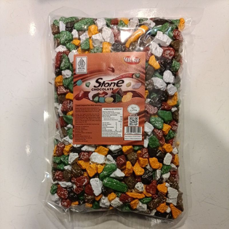 Jual Coklat Batu Kerikil 1Kg Kemasan Cokelat Batu Chocolate Stone ...