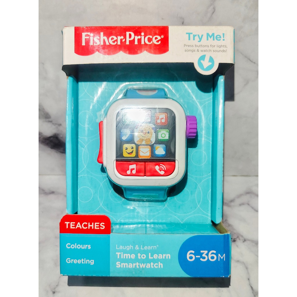 Jual Fisher Price Time to Learn Smartwatch | Shopee Indonesia
