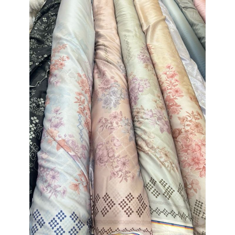 Jual Arabian Silk Premium Motif REEDA//Kain Lembut dan Adem//Kain Gamis ...