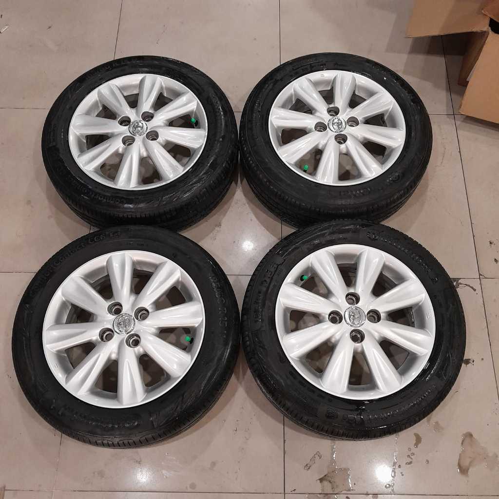 Jual Velg Mobil Bekas Oem Yaris P8 Ring 15 Baut 4x100 + Ban 185/60 R15 | Shopee Indonesia