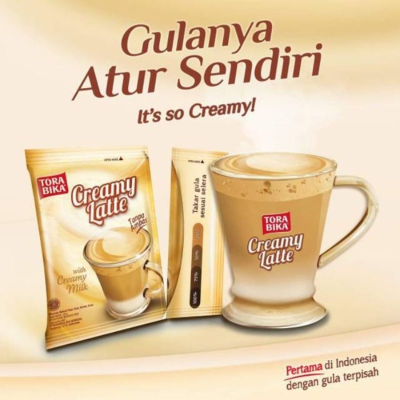 Jual Torabika creamy latte 5 sachet | Shopee Indonesia