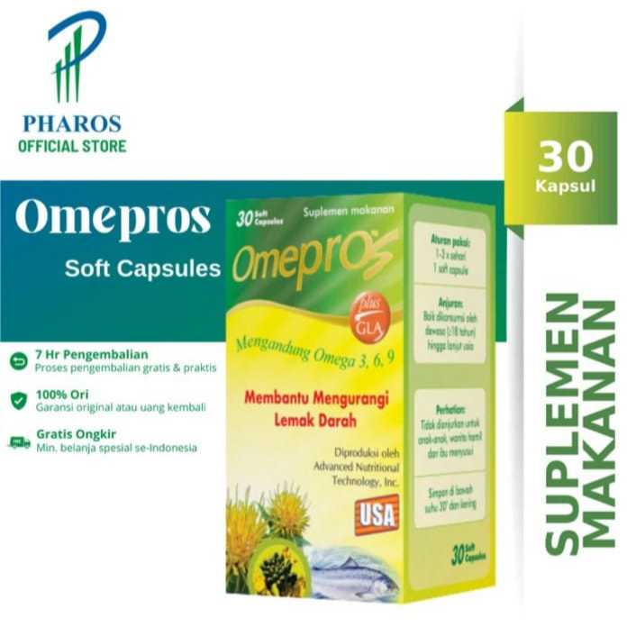 Jual Omepros Box 30 Kapsul Mengurangi Lemak Dalam Darah | Shopee Indonesia