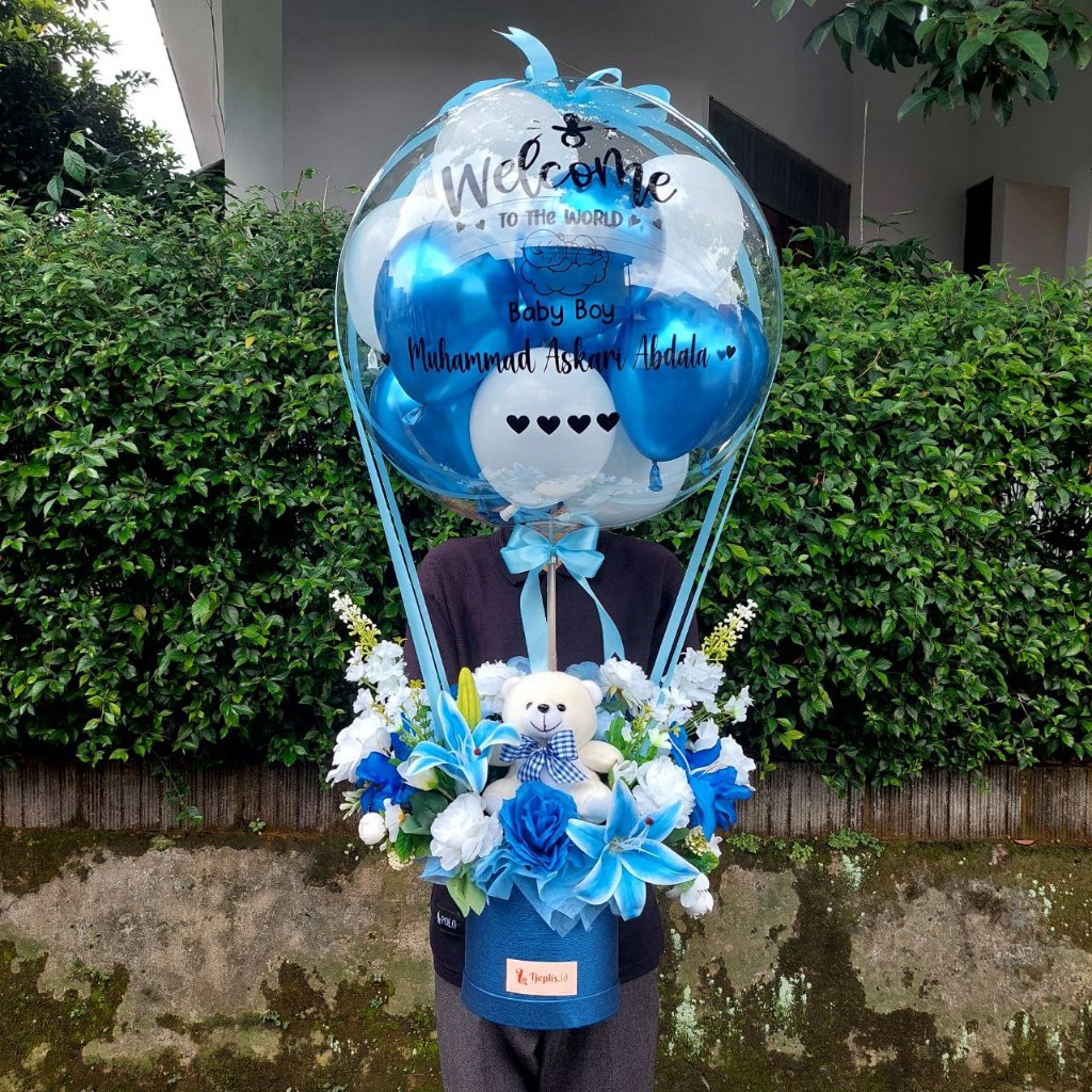 Jual [BISA KIRIM HARI INI] Bouquet Balon Buket Balon Balon Ucapan Box ...