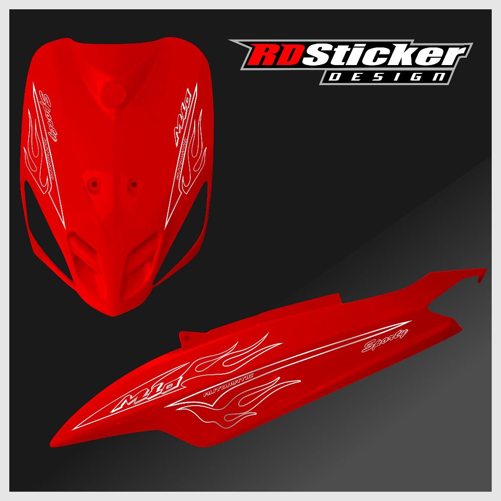 Jual STRIPING MIO SPORTY API TRANSPARAN | Shopee Indonesia