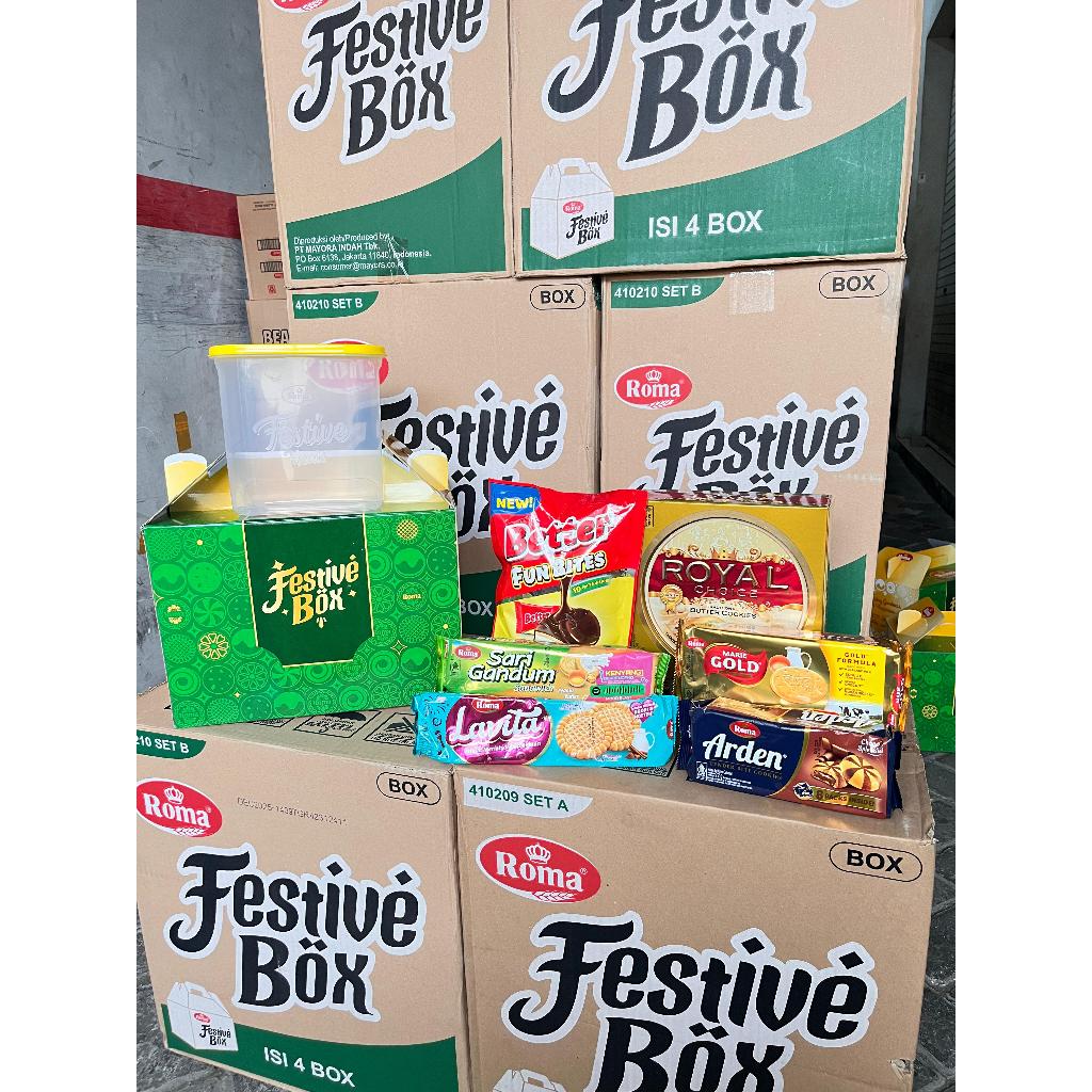 Jual roma festive box 1 dus isi 4 box | Shopee Indonesia