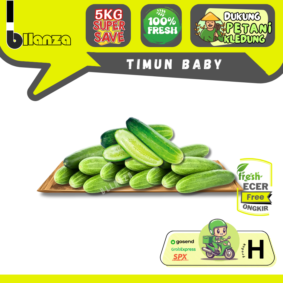 Jual Bllanza | Timun Baby — Sahabat Makan Sayur ECER (H) | Shopee Indonesia