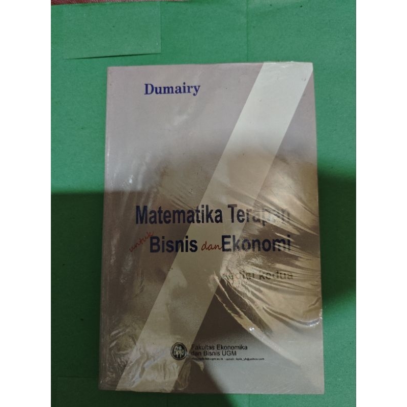 Jual Buku Matematika Terapan Bisnis dan Ekonomi (Non ORI) | Shopee ... Jual Buku Matematika Terapan Bisnis dan Ekonomi (Non ORI) | Shopee ...