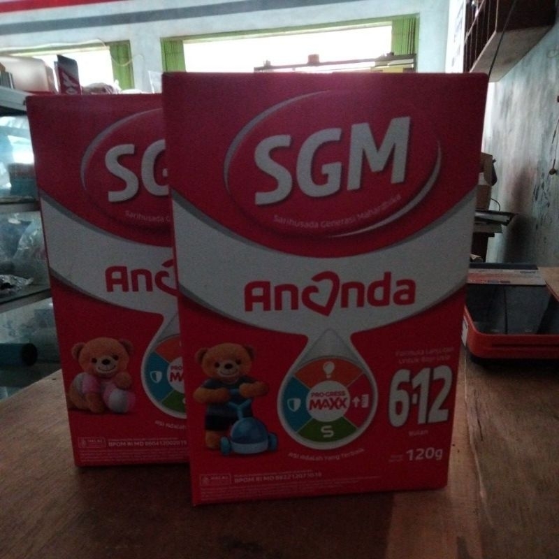 Jual SGM ananda untuk bayi usia 6-12 bulan 120 gr | Shopee Indonesia