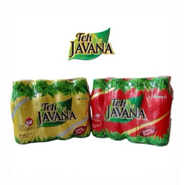 Jual Teh Javana 350 Ml x 12 Botol varian melati&gula batu| Siap minum ...