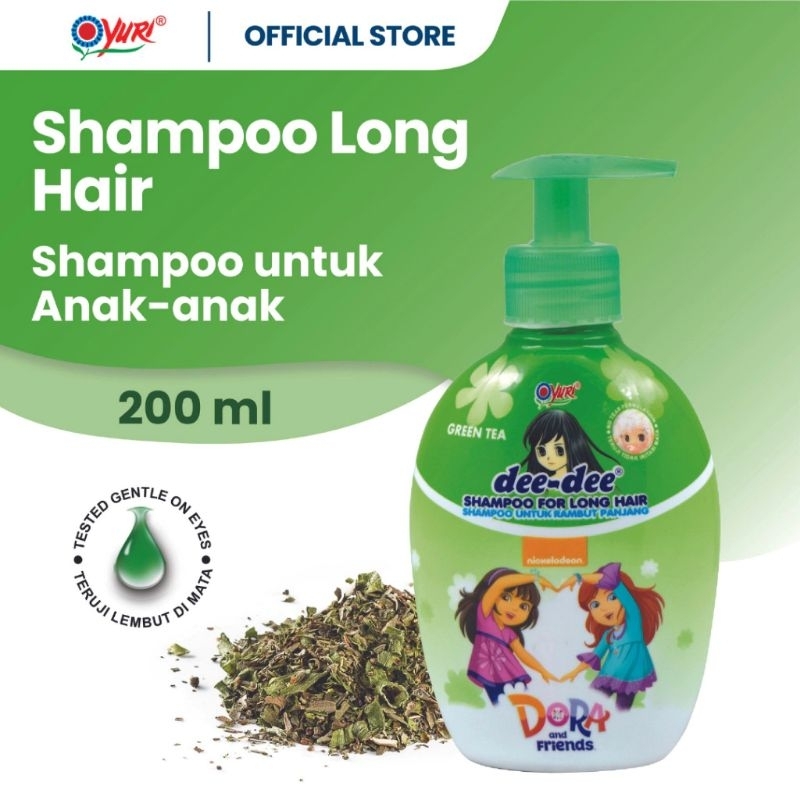 Jual Dee-Dee Shampoo For Long Hair Green Tes 200ml | Shopee Indonesia