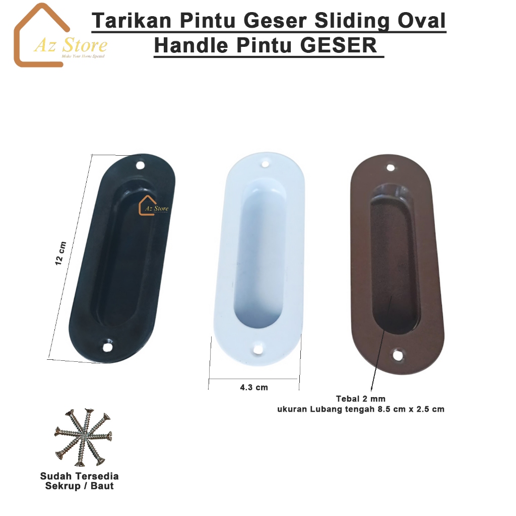 Jual Handle Tanam Pintu Geser Tarikan Com Pintu Sliding Ukuran 12 cm ...
