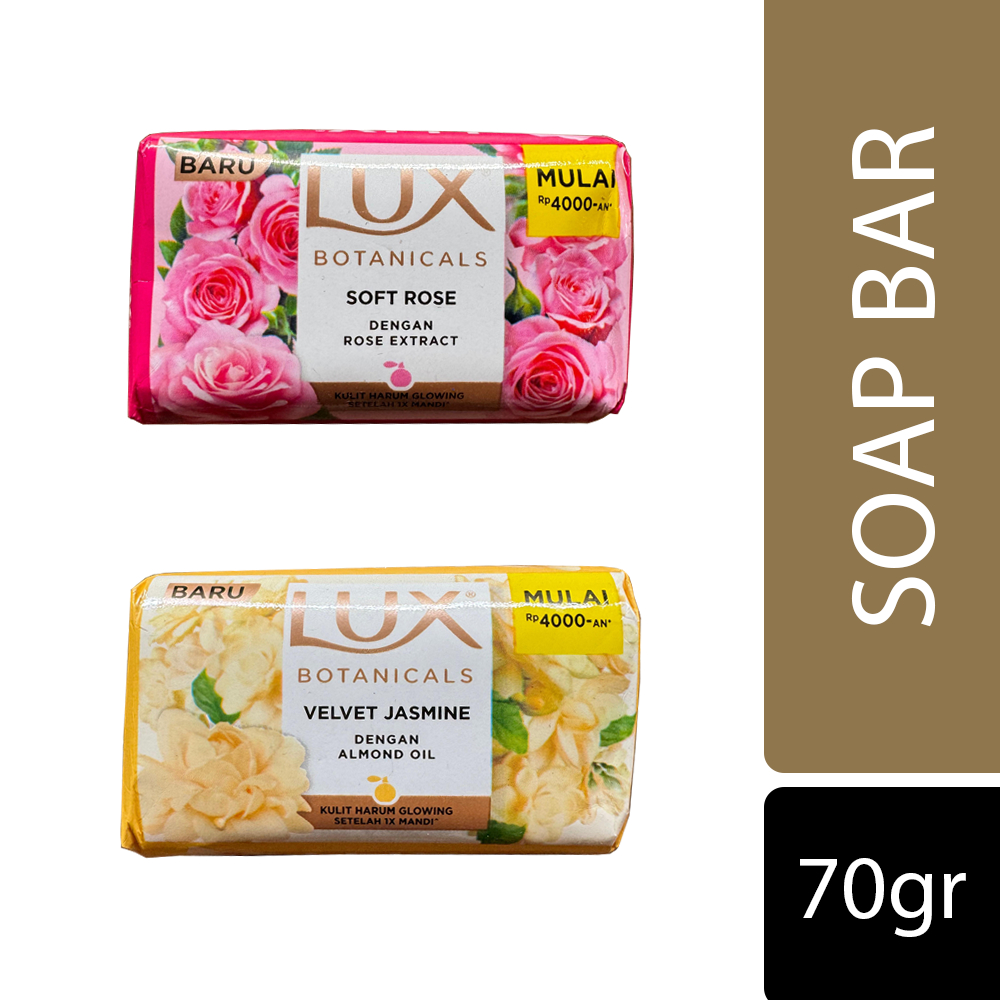 Jual Lux Velvet Jasmine Kuning & Soft Rose Pink, Sabun Batang 70 Gram ...
