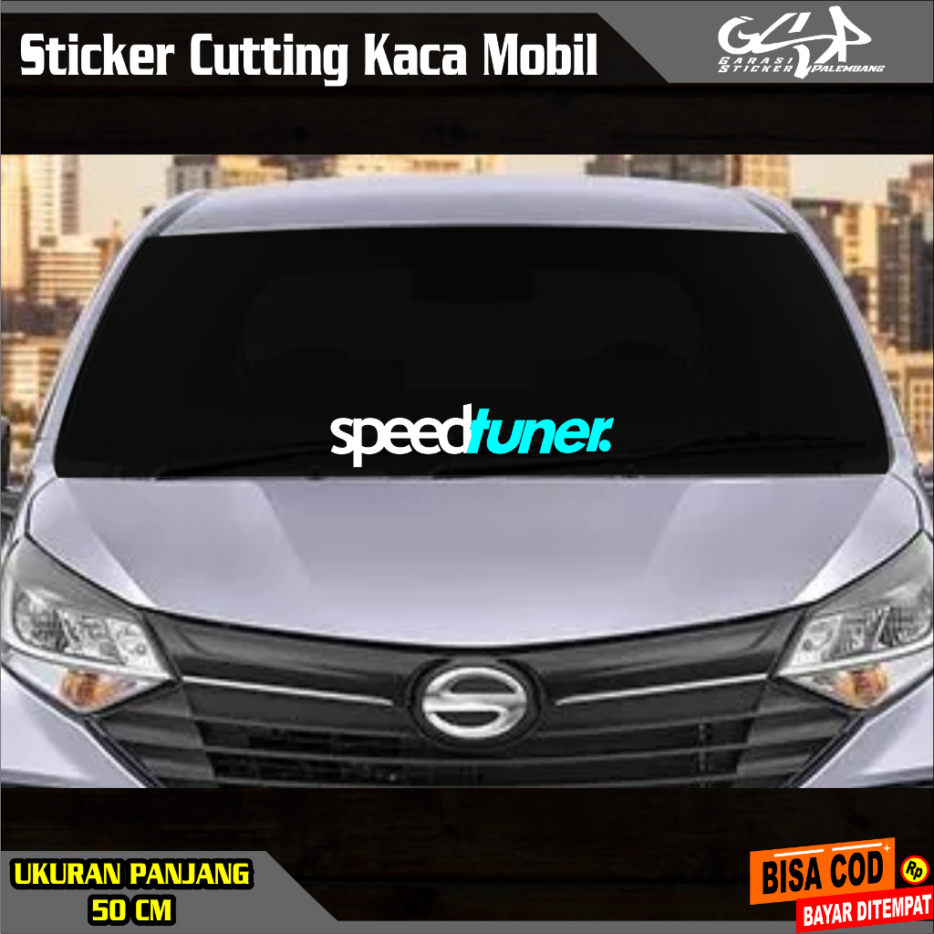 Jual sticker cutting kaca mobil speedtuner stiker mobil | Shopee Indonesia