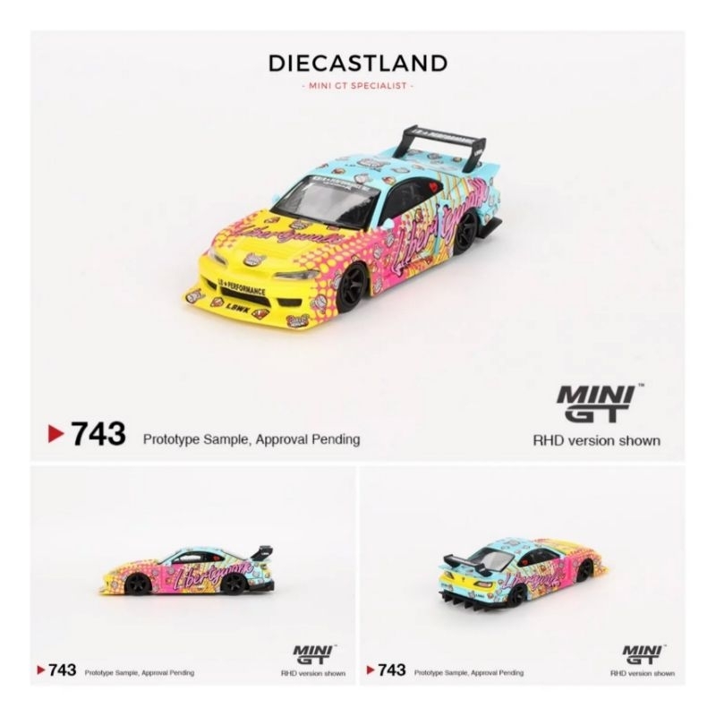 Jual Mini GT #743 Nissan LB-Super Silhouette S15 SILVIA LB KUMA ...