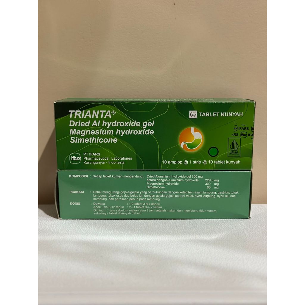 Jual Trianta Tablet Per Box Isi 100 Tablet | Shopee Indonesia