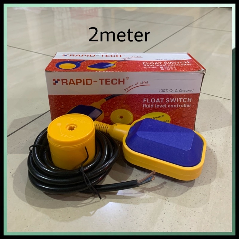 Jual Float switch Floating Pompa Celup 2m switch Otomatis Float pompa ...