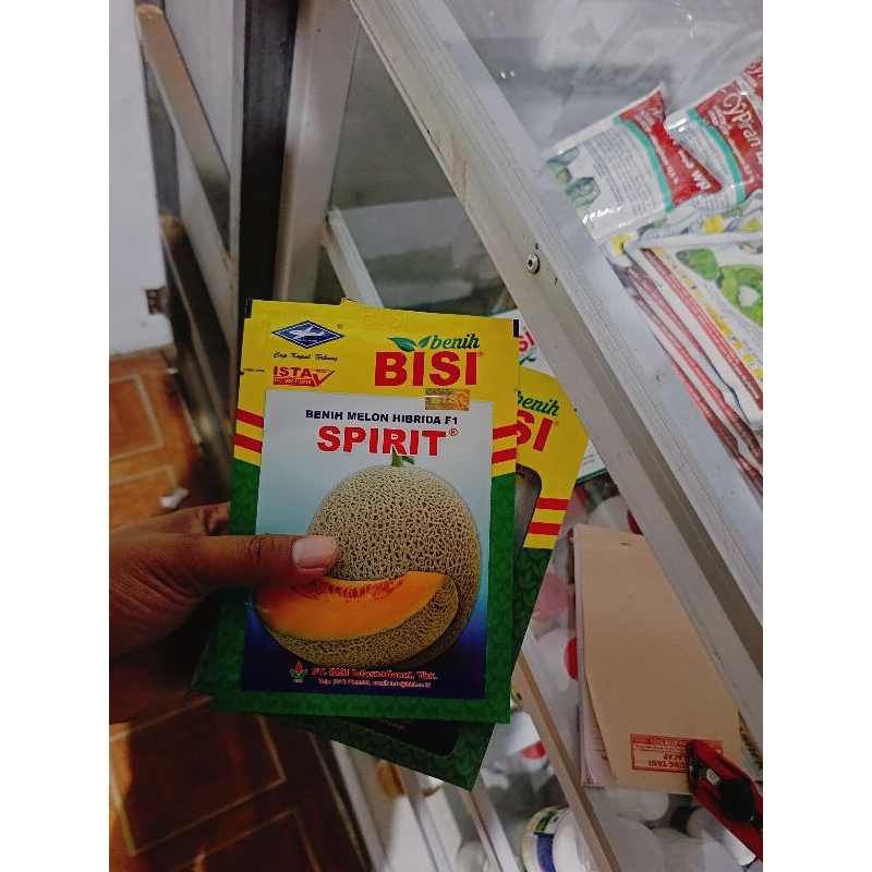 Jual Benih Bibit Melon Spirit F1 (Rasa Manis brik 14, Nett Kulit Buah ...