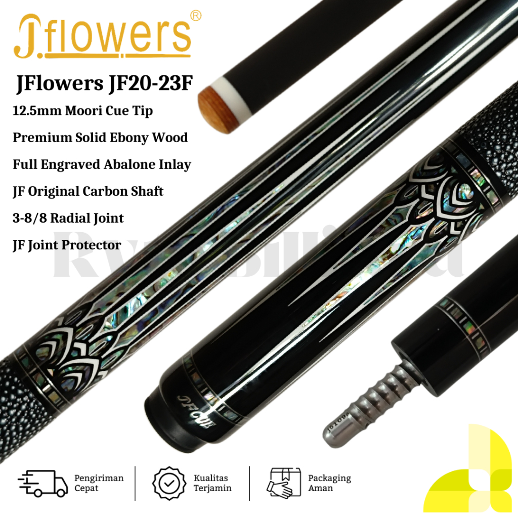 Jual JFlowers JF20-23F | Stick Billiard Premium - Ryto BL | Shopee ...
