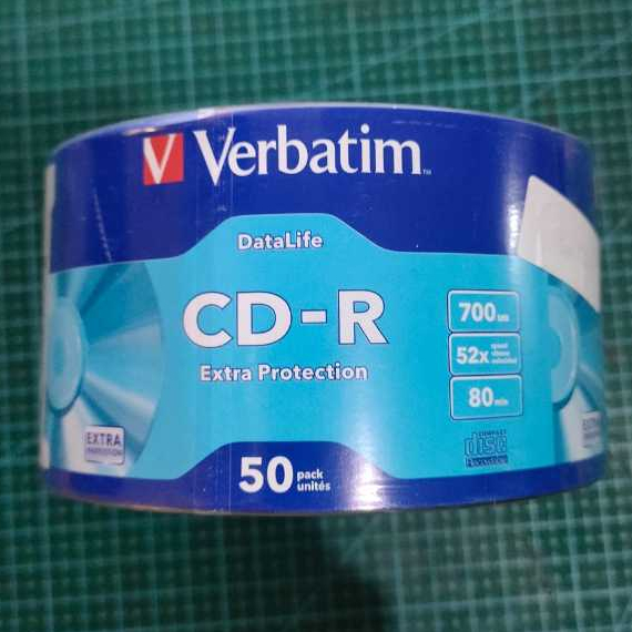 Jual CDR Verbatim 700Mb CDR Verbatim Spindle isi 50 CD R Kosong ...