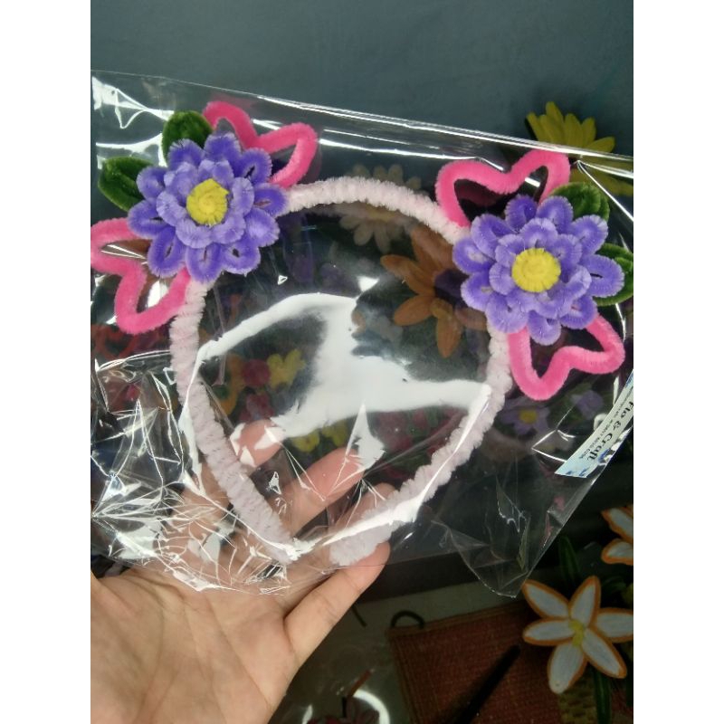 Jual bando lucu/bando kawat bulu/kawat bulu /handmade/pippe cleaner ...