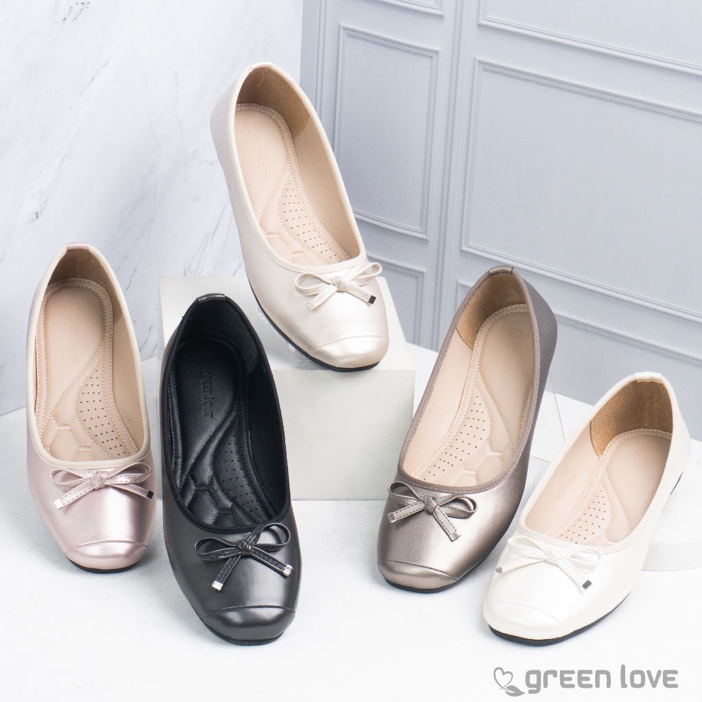 Jual Green Love Sepatu Flatshoes Wanita CLASSY | Shopee Indonesia