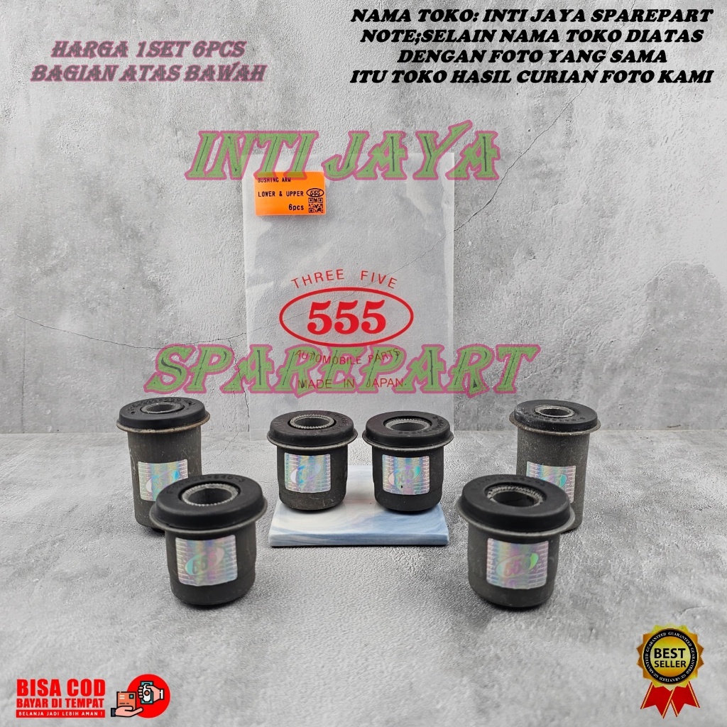 Jual BUSING ARM SET ATAS BAWAH KIRI KANAN PHANTER 1SET 6PCS 555 ...