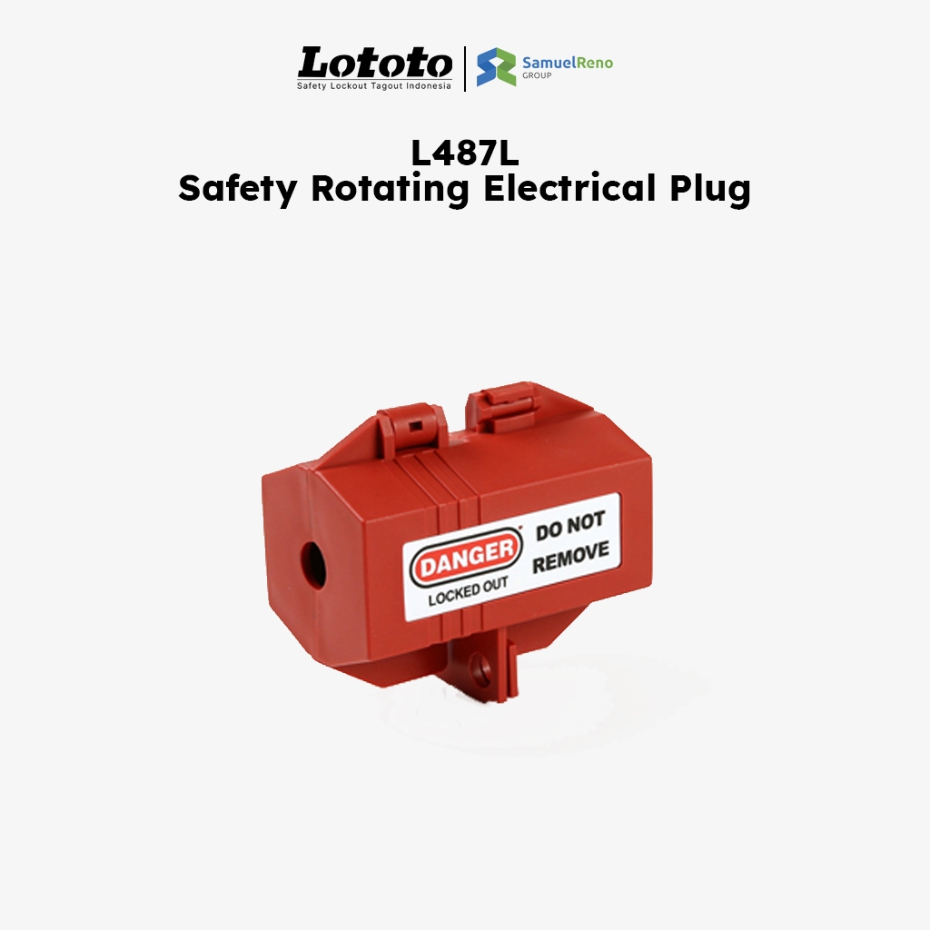 Jual Safety Lototo Safety Rotating Electrical Plug - L487L | Shopee ...