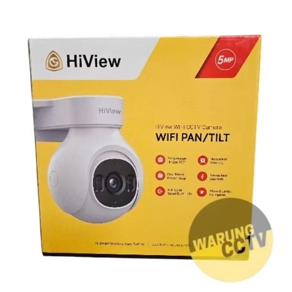 Jual Hiview PC5W-5MP // PC3W-3MP Outdoor Full Color Pan-Tilt 2 Way Audio Wifi IP Camera | Shopee ...