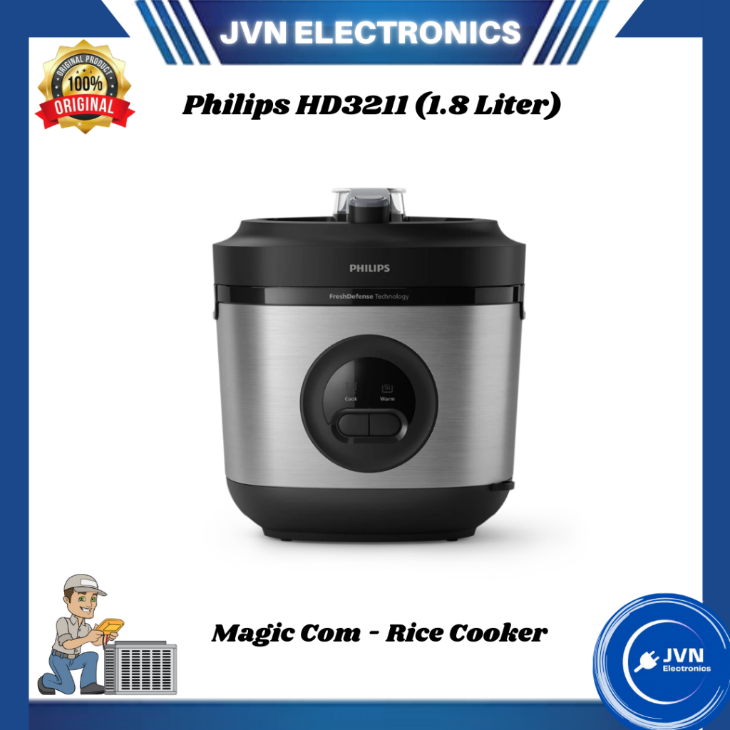 Jual Magic Com - Rice Cooker Philips HD3211 (1.8 Liter) | Shopee Indonesia